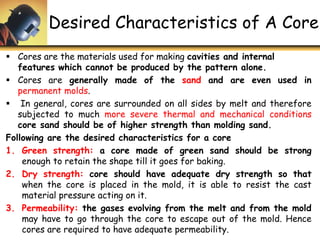 U2 p3 core, core prints and chaplets | PDF