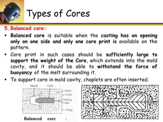 U2 p3 core, core prints and chaplets | PPT