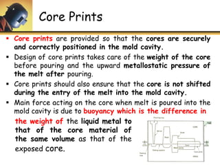 U2 p3 core, core prints and chaplets | PPT