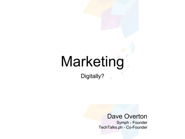 Digital Marketing - PAREB Cebu | PPT