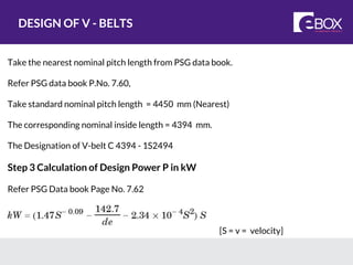 U2_S3_Selection of V- belts.pptx | Operating Systems | Computer ...
