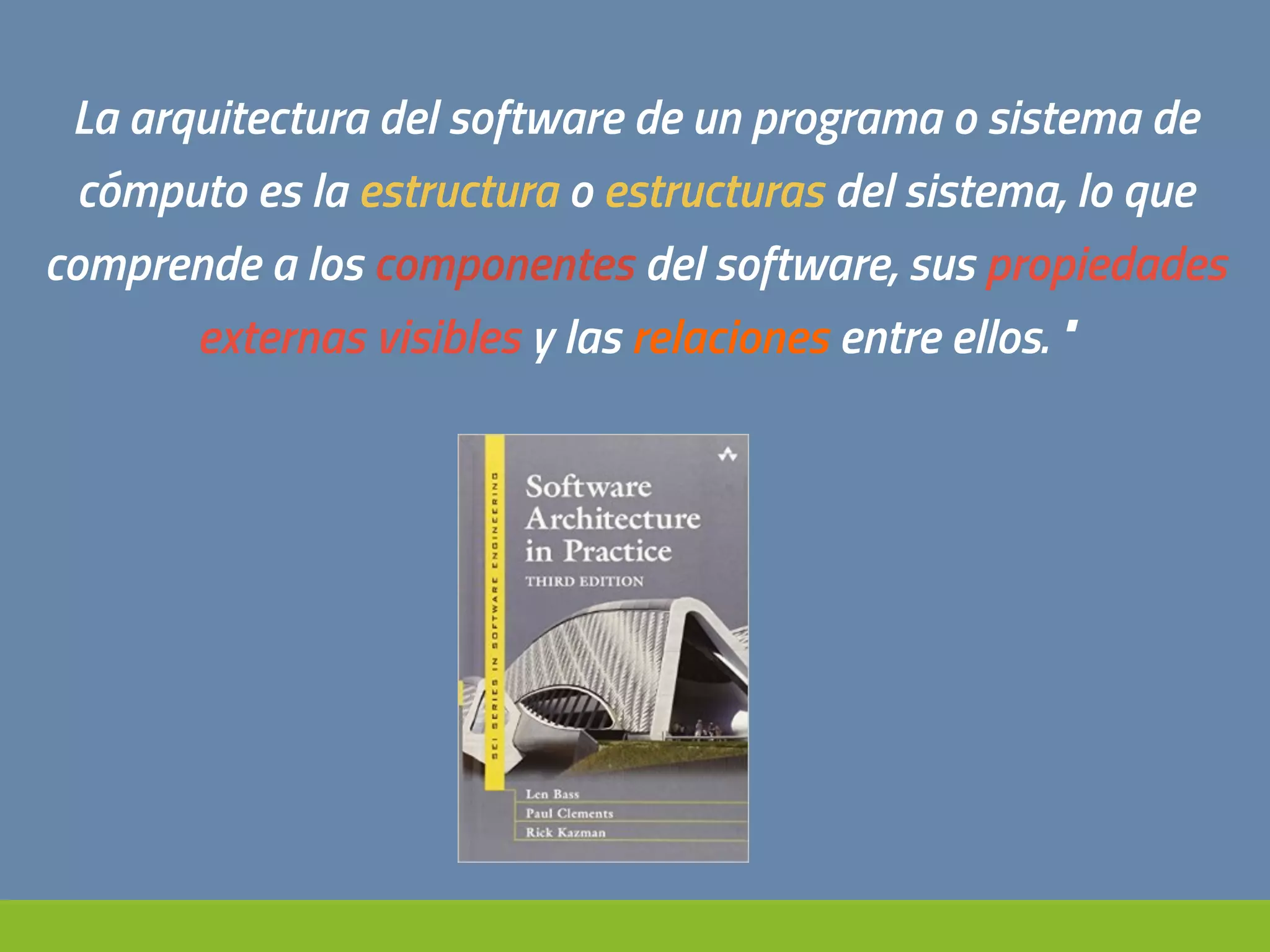 Principios de diseño de la arquitectura del software | PDF
