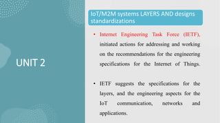 M2M systems layers and designs standardizations | PPTX