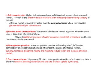 effective rain fall | PPTX