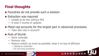 Optimization of On-chip ESD protection with ultra-low parasitic ...