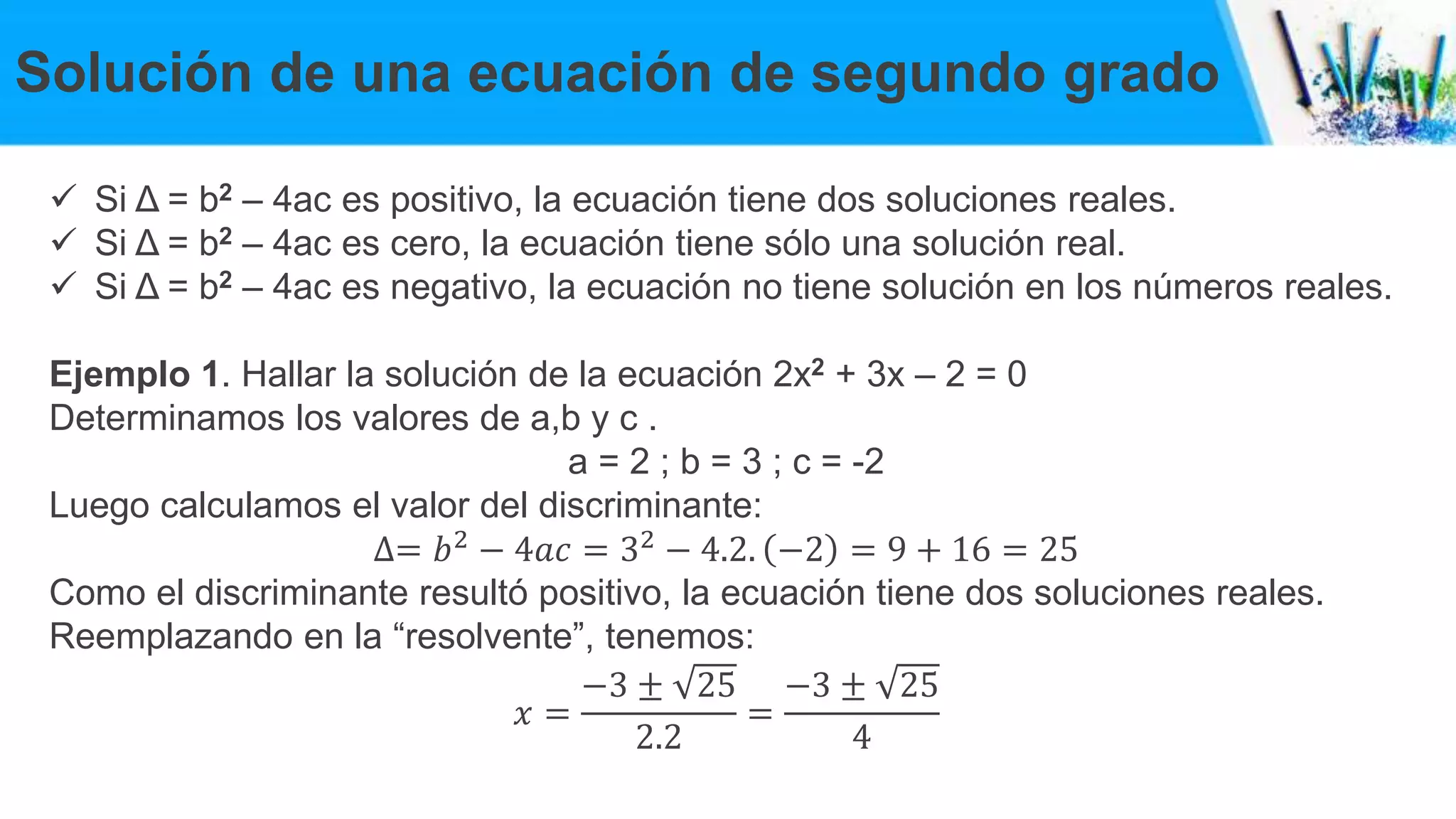 U3 09 ecuaciones de segundo grado | PDF