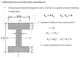 U3 design of connecting rod | PPTX
