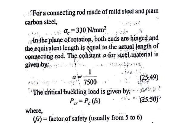 U3 design of connecting rod | PPTX | Physics | Science