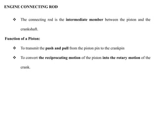 U3 design of connecting rod | PPTX | Physics | Science