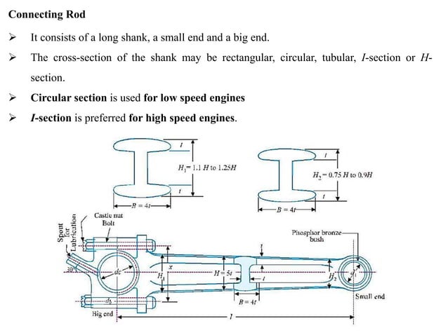 U3 design of connecting rod | PPTX | Physics | Science
