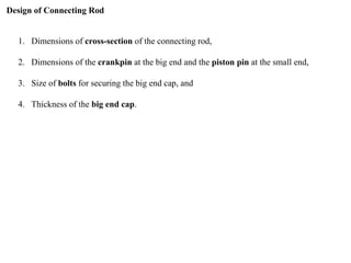 U3 design of connecting rod | PPTX