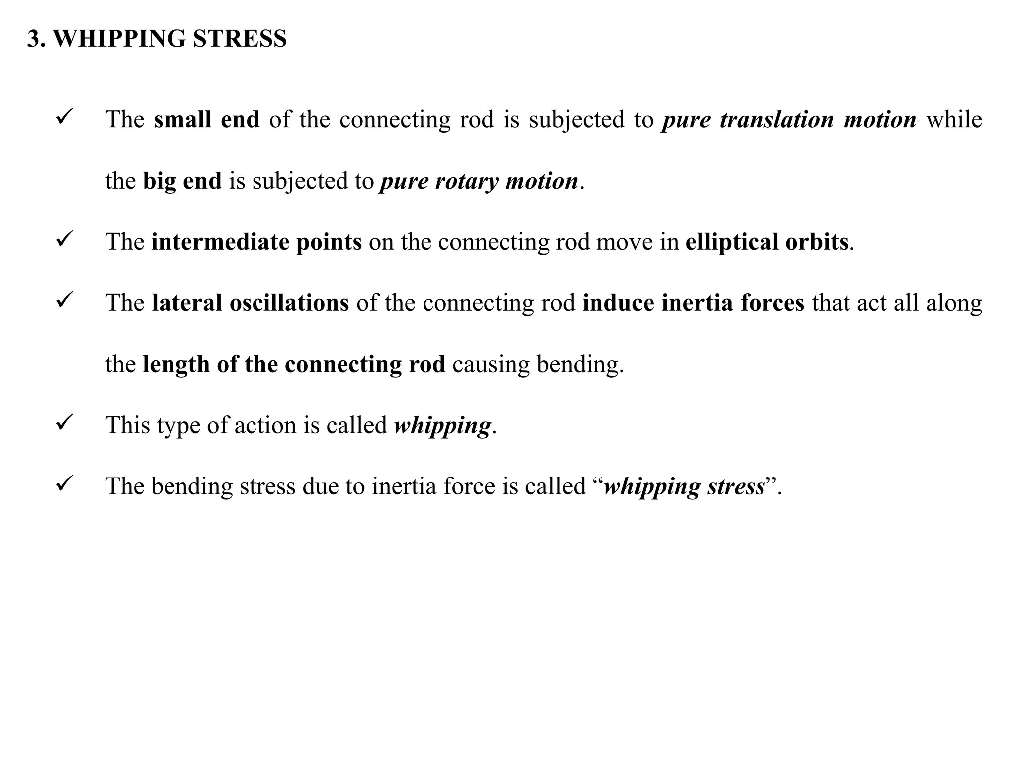 U3 design of connecting rod-(i section, big&small eng, bolt, whipping ...