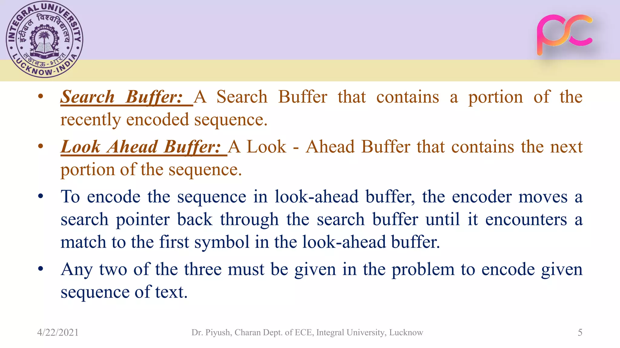 Unit 3 Dictionary based Compression Techniques | PDF