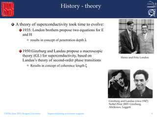 superconductivity notes for msc physics 3rd sem | PDF