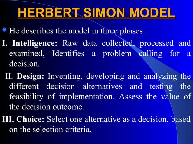 Decision Making: Decision Making Process, Stages in Decision Making ...