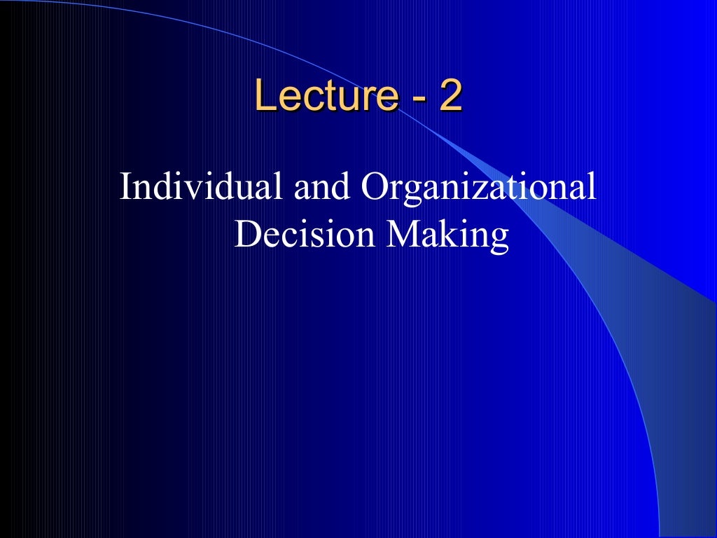 7 Stage Model Decision Making