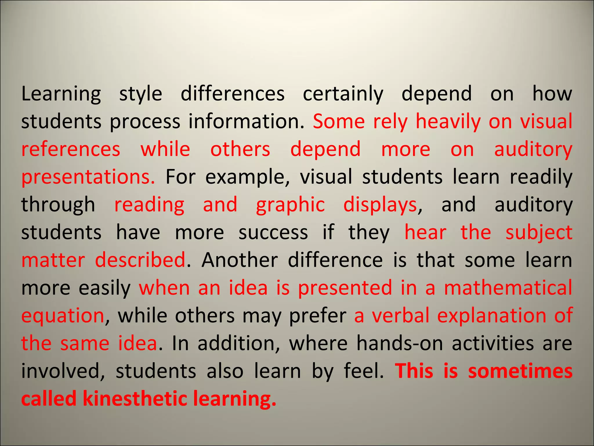 Learning Process, Training Climate, Development and Designing Training ...
