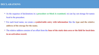 Syntax directed definition and intermediate code generation | PPTX | Programming Languages ...