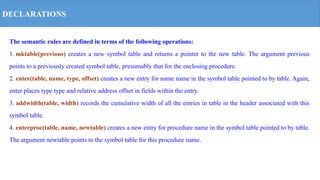 Syntax directed definition and intermediate code generation | PPTX ...