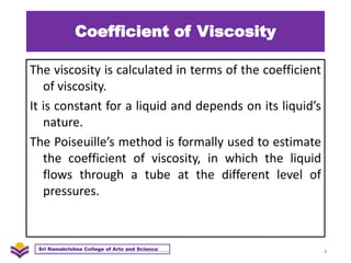 Properties of Matter - U3 - Viscosity-PPT 1 | PPTX