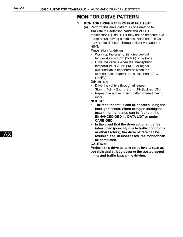 U340 automatic transaxle | PDF | Auto Parts | Automotive