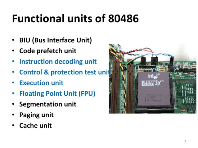 486 or 80486 DX Architecture