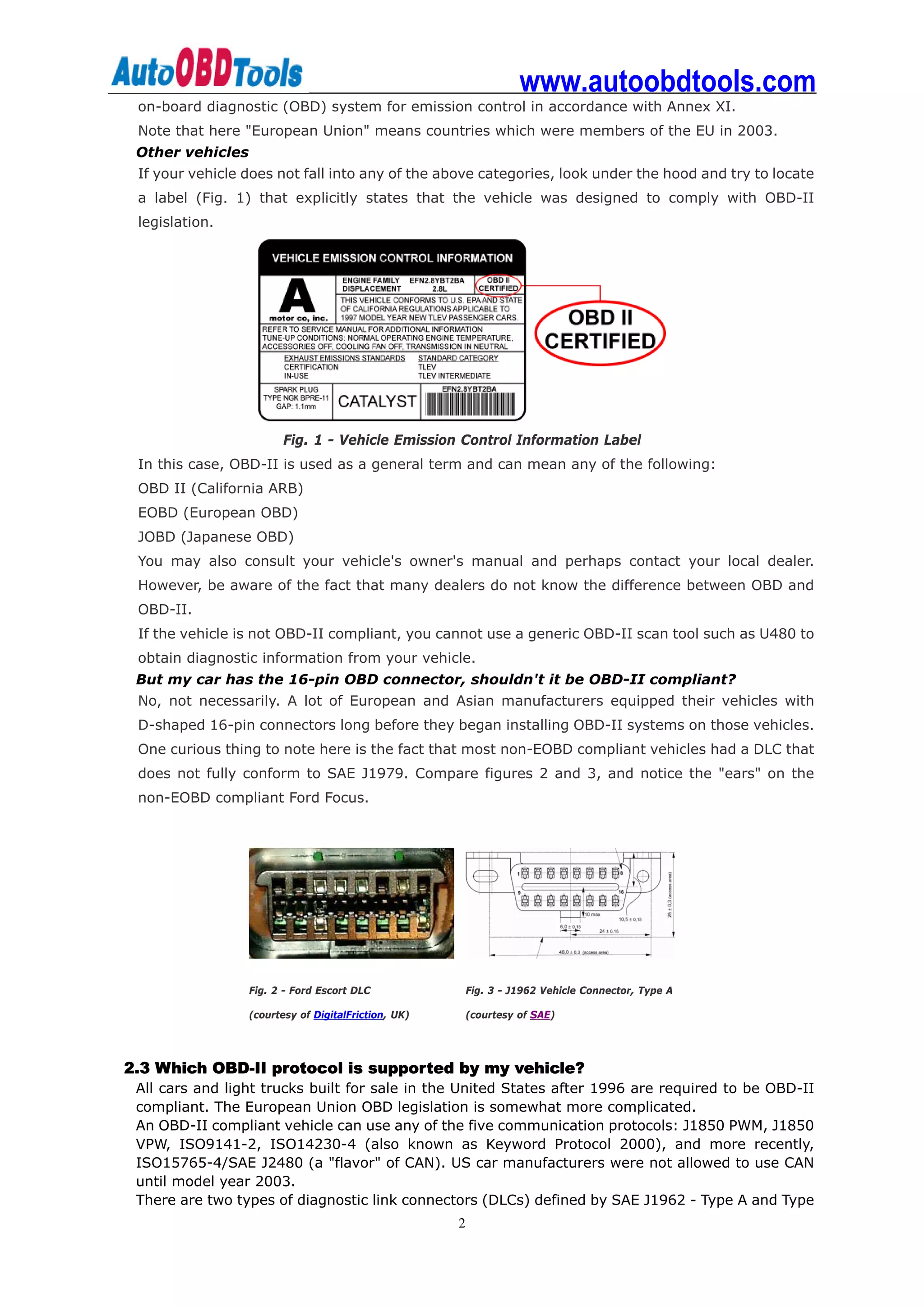 U381 live data scanner auto code reader obd2 user manual | PDF