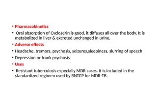 U3 ANTITUBERCULAR DRUGS Pharmacology 3.pptx