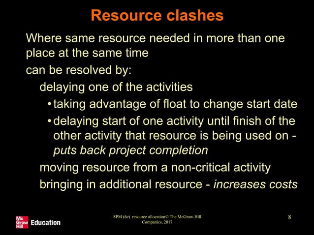 Chapter 08 Resource allocation | PPT