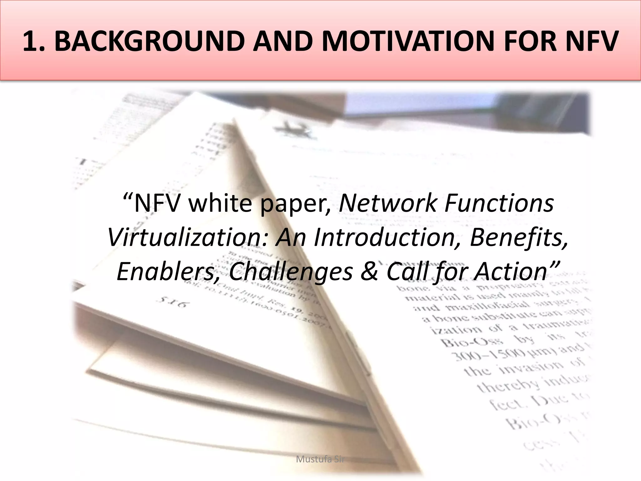Network Functions Virtualization Concepts And Architecture Ppt