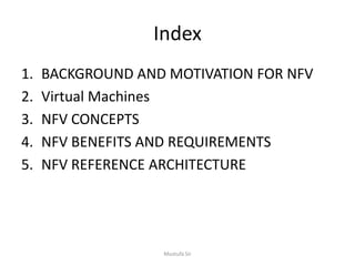Network Functions Virtualization - Concepts and Architecture | PDF