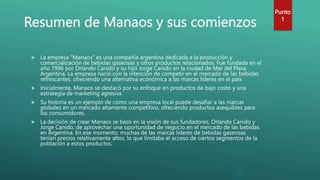 VAMOS MANAOS, análisis e historia de la empresa Manaos | PPTX