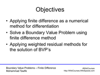 Boundary Value Problems - Finite Difference | PDF