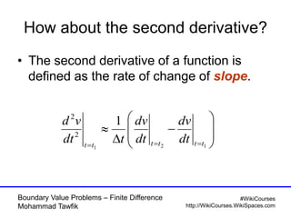 Boundary Value Problems - Finite Difference | PDF