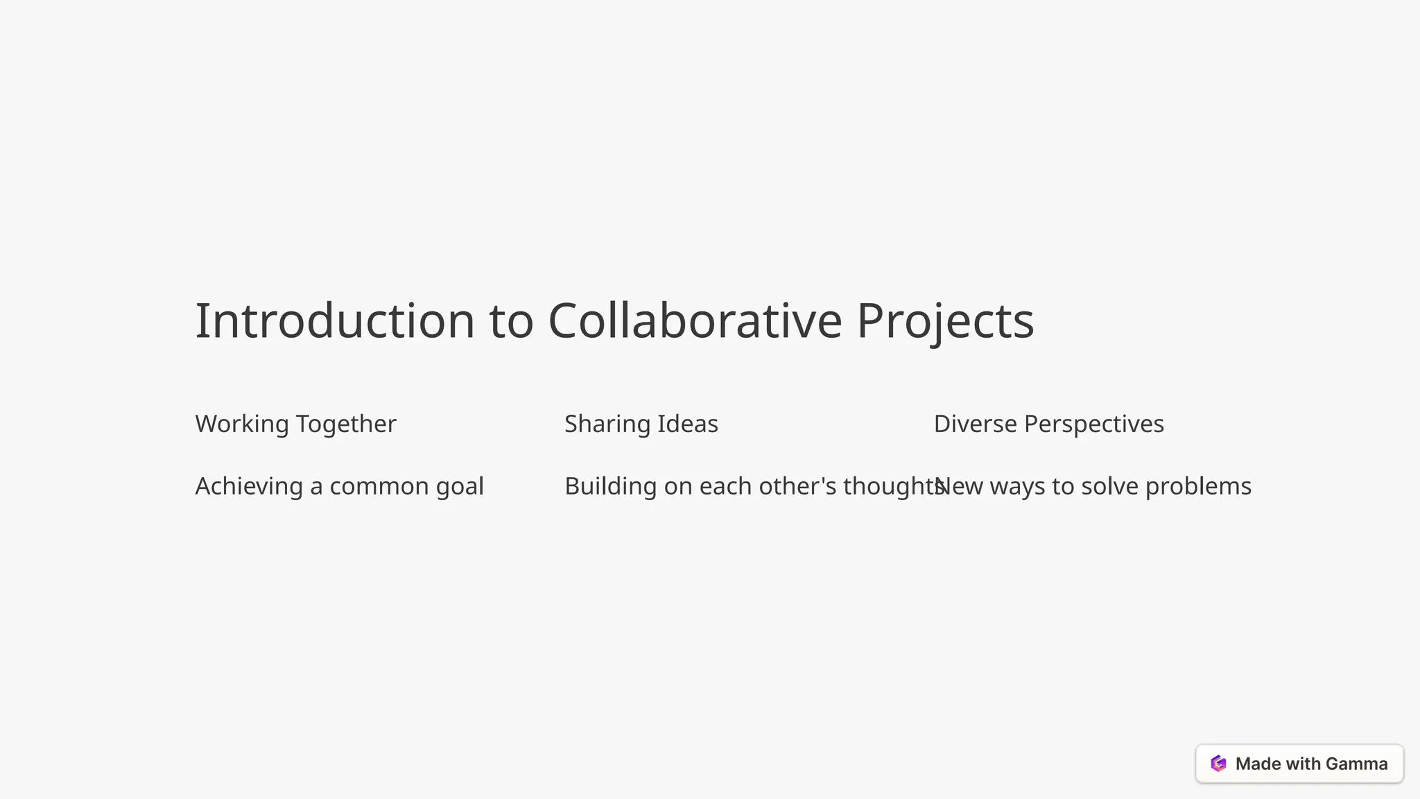 U3 L1 - Collaborative Projects presentation pptx | PPTX