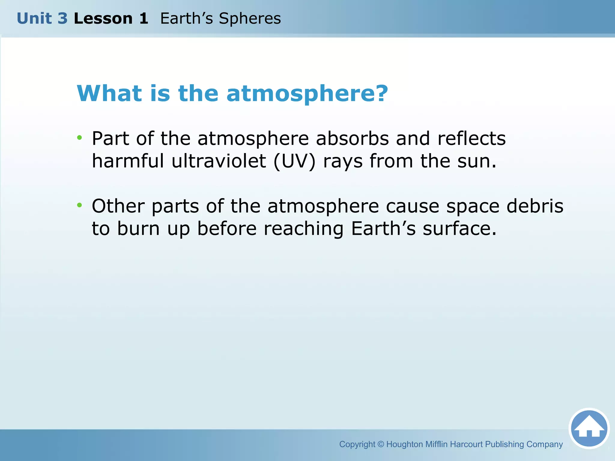 U3L1 - Earth's Spheres | PPT