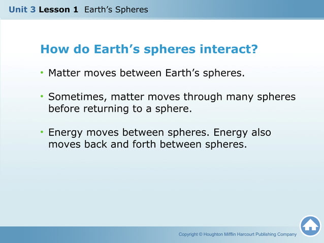 U3L1 - Earth's Spheres | PPT