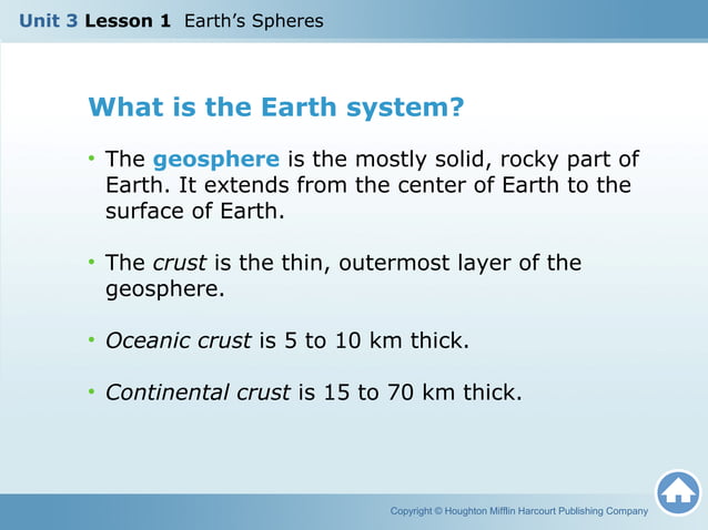 U3L1 - Earth's Spheres | PPT