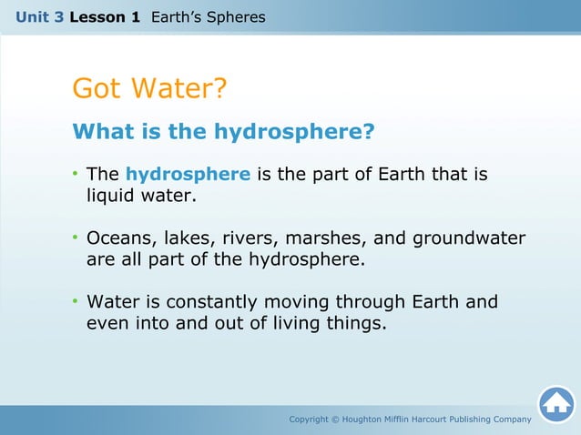 U3L1 - Earth's Spheres | PPT