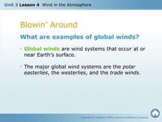 U3L4 - Wind in the Atmosphere | PPT
