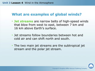 U3L4 - Wind in the Atmosphere | PPT
