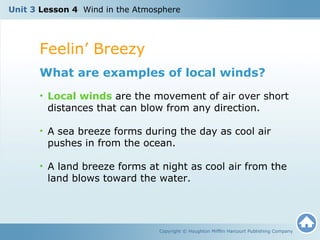 U3L4 - Wind in the Atmosphere | PPT