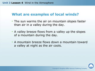 U3L4 - Wind in the Atmosphere | PPT
