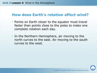 U3L4 - Wind in the Atmosphere | PPT