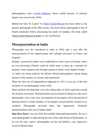 Photojournalism | PDF