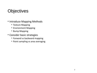 Texture Mapping | PPT