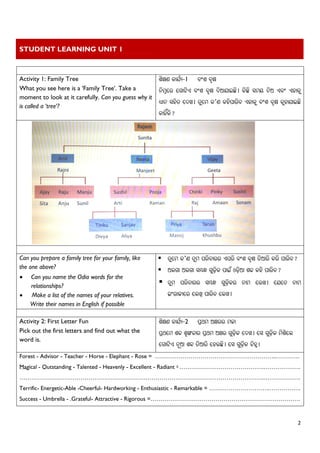SLU English 1 SBP | PDF