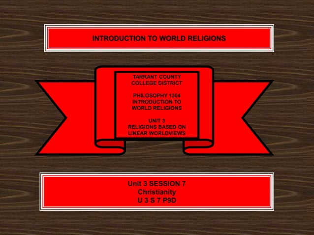 PHILOSOPHY 1304 INTRODUCTION TO WORLD RELIGIONS | PPTX