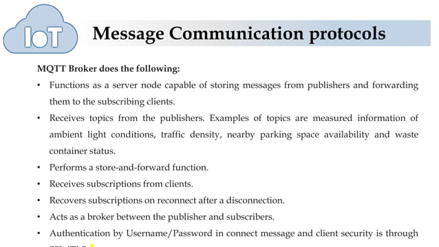 message communication protocols in IoT | PPTX | Computer Networking ...