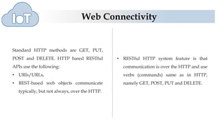 web connectivity in IoT | PPTX